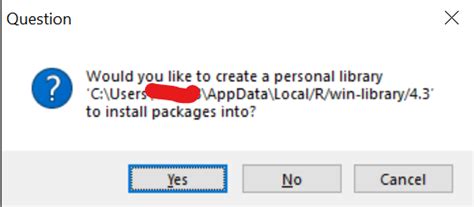 R Cannot Install Packages Library Is Not Writable And No Such File Or Directory Stack Overflow