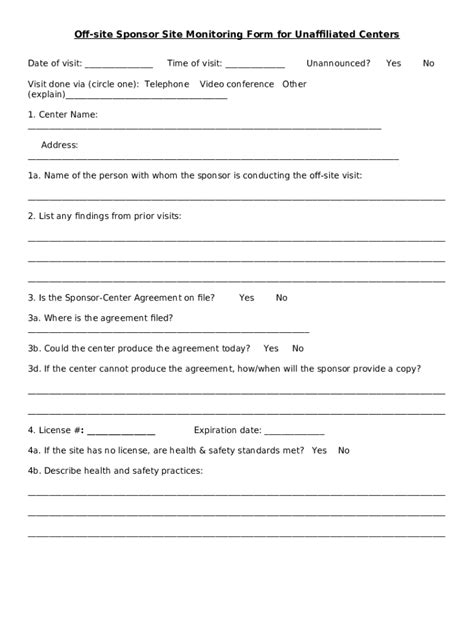 Site Initiation Visit Siv North Bristol Nhs Trust Doc Template Pdffiller