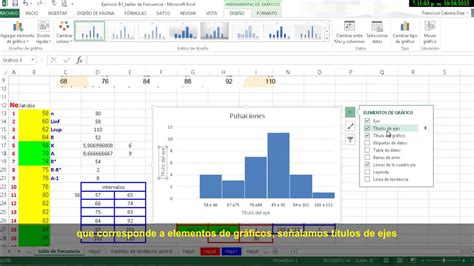 Graficas De Histogramas De Frecuencias En Excel 2013 Con Aplicacion En Hot Sex Picture