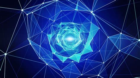 Artificial Intelligence Network Connection Structure Stock Illustration Illustration Of Neural