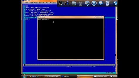 if then else if else statement on qbasic youtube