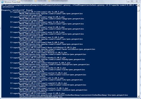 Inspired By Actual Events Finding Properties In Jars With Groovy