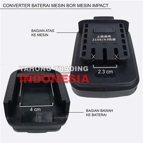 Jual Adapter Converter Konverter Sambungan Baterai Impact Drill Bor Shopee Indonesia