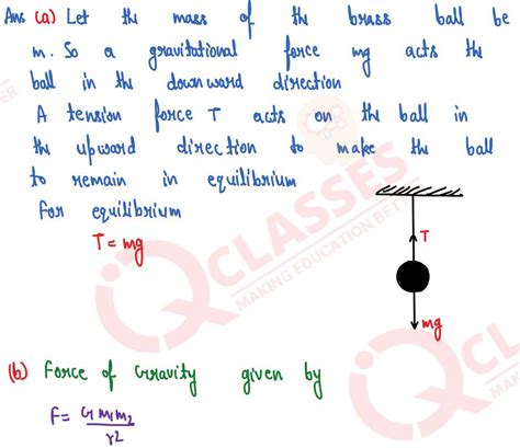 Force Chapter Board Questions Class ICSE