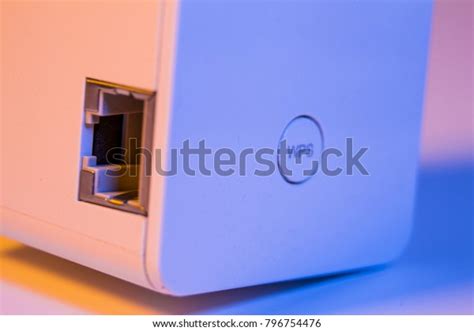 Closeup On Wifi Repeater Wps Button Stock Photo 796754476 Shutterstock