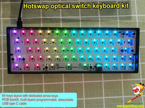 Igk Gk Hot Swappable Switches Mechanical Keyboard Pcb Custom Hot Sex