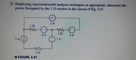 Solved Employing Supernode Nodal Analysis Techniques As Chegg