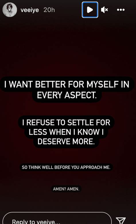 Bbnaija Star Vee Iye Reveals Current Relationship Status Kemi Filani