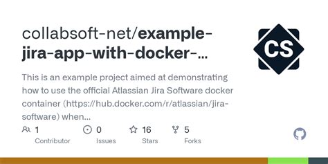 Github Collabsoft Netexample Jira App With Docker Compose This Is An Example Project Aimed