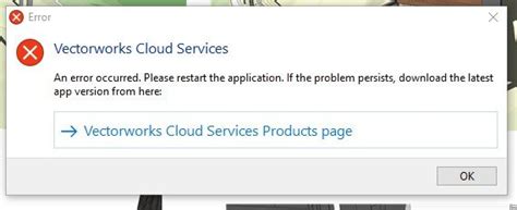Cloud Services Error Troubleshooting Vectorworks Community Board
