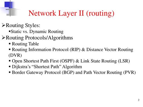 Ppt Concept Of Routing In Network Layer Powerpoint Presentation Free