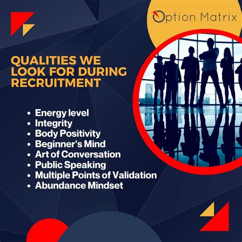 “recruitment Is The Number One Priority In Business I See Recruitment As… Option Matrix Infotech
