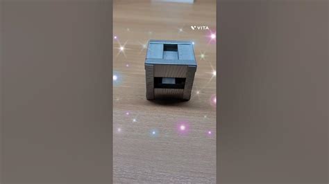스테플러 심으로 정육면체 만들기 Youtube
