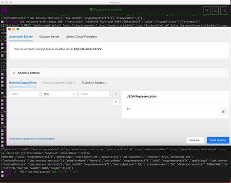 【已解决】appium启动调试界面报错：original Error You Must Include A Platformname Capability 在路上