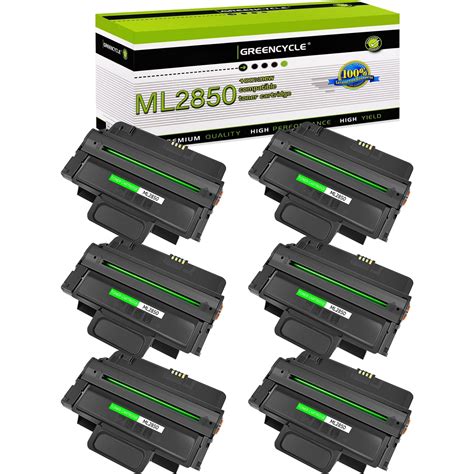 Greencycle 6 Pack Ml D2850b Toner Cartridge High Yield Compatible For