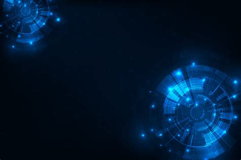 Vector Technology Circle Circuit Hi Tech Futuristic Concept 33055297