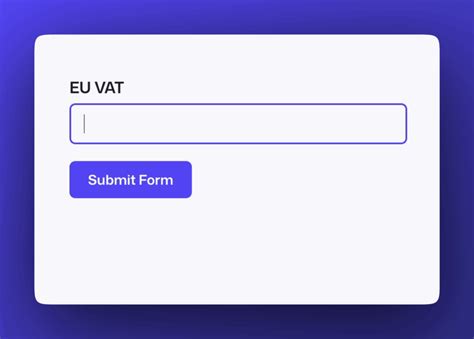 Eu Vat Business Number Form Enhancer