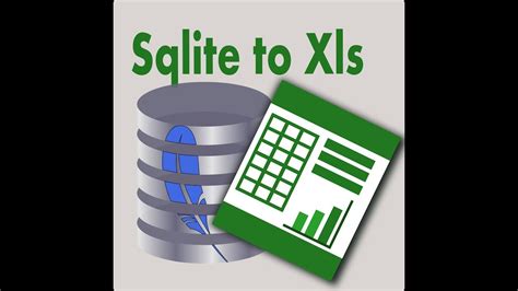 Sqlite To Xls Youtube