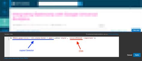 Override An Inherited Style On Your Site Support Help Center
