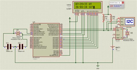 Interfacing Real Time Clock DS1307 With PIC Microcontroller
