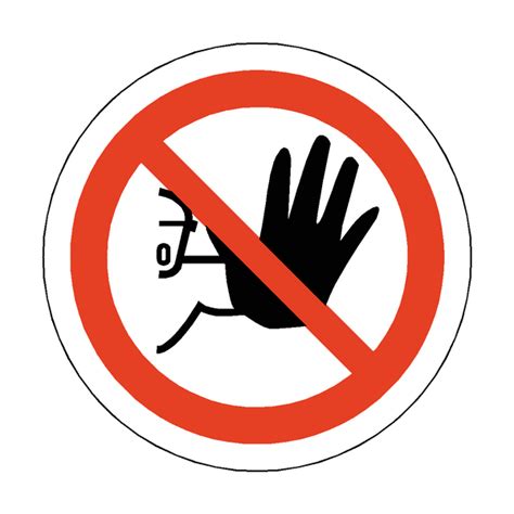 No Access Floor Marker Sticker Safety Uk