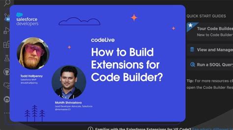 Salesforce Developers On Linkedin How To Build Extensions For Code Builder