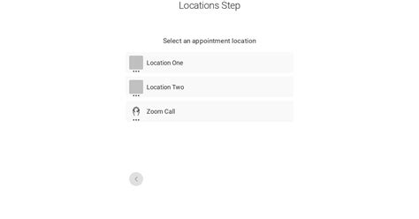 Default Appointment Booking Steps Codesandbox