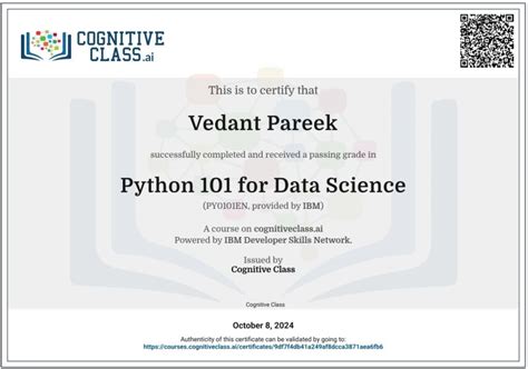 vedant pareek on linkedin datascience python ibmcertification dataanalytics machinelearning…