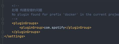 No Plugin Found For Prefix Docker In The Current Project And In The