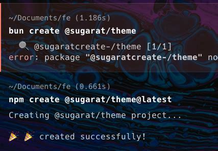 Bun Create Cannot Work Properly With A Package With Scope Issue