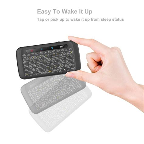H20 Touch Double Sided Mini Wireless Keyboard Full Grandado