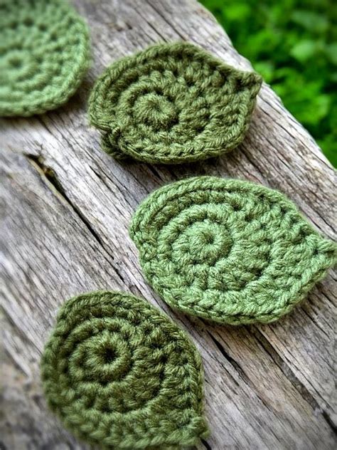 Free Easy Crochet Leaf Pattern Perfect For Appliqués And Decor