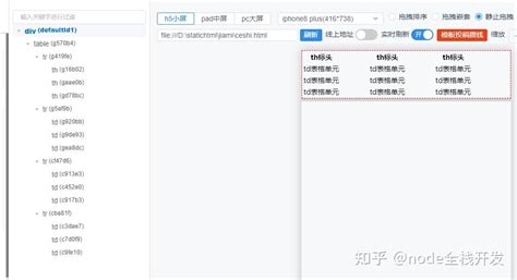 【html基础】原生表格一键搭建，一键生成代码 知乎