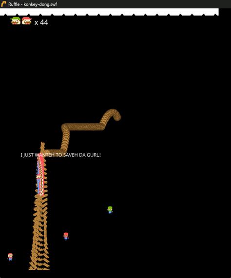 Konkey Dong Graphic Glitches Avm2 · Issue 8697 · Ruffle Rsruffle · Github