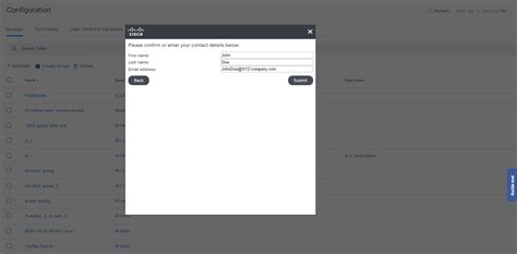 feedback form cisco iot operations dashboard cisco devnet