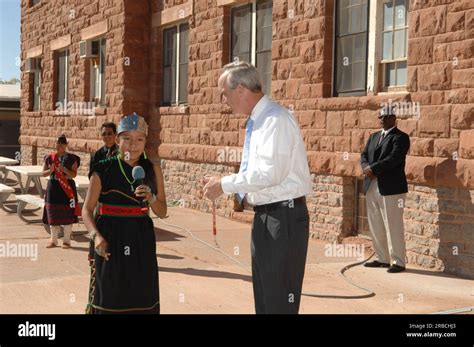 Visit Of Secretary Dirk Kempthorne To The Tuba City Boarding School On