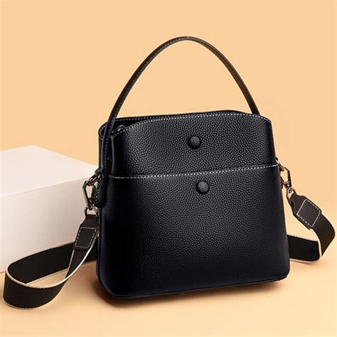 새로운 여성 핸드백 부드러운 가죽 브랜드 디자이너 품질 Crossbody 가방 패션 숙녀 어깨 가방 여성 쇼핑 양동이 핸디 가방 Aliexpress