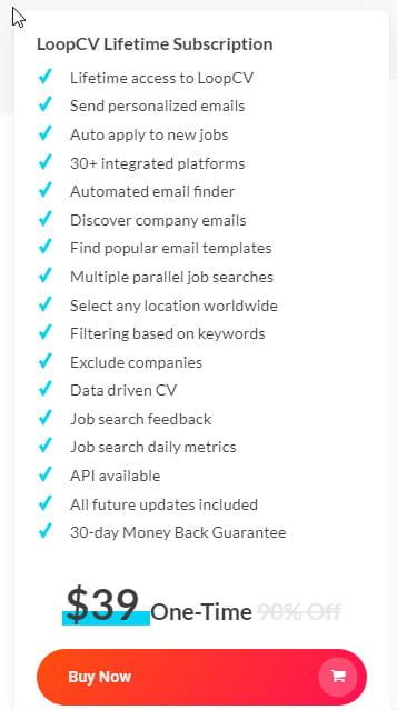 Loopcv Lifetime Deal