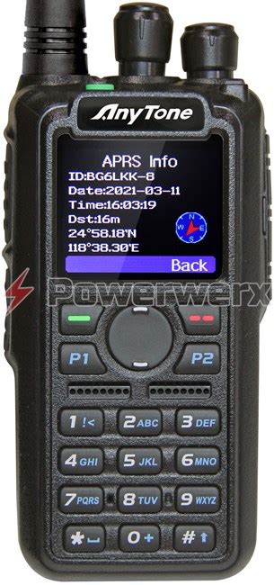 Anytone At D878uvii Digital Dmr Dual Band Handheld Commercial Radio