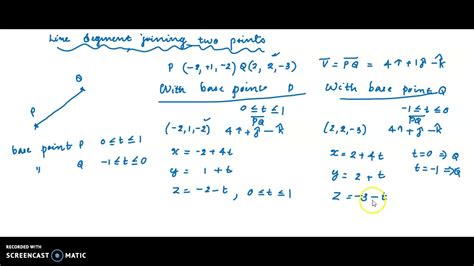Line Segment Equation Parametric At Russell Weyand Blog