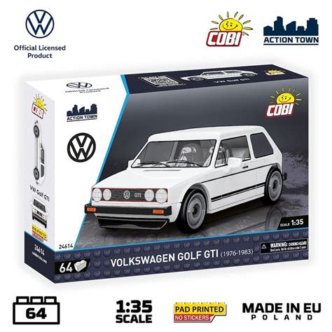 Cobi Volkswagen Golf Gti Mk1 1974 1983 1 35 Scale Vw Official
