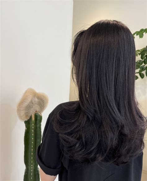 대구미용실 긴머리 여름 쿨톤 톤다운 염색 성공으로 예쁘게💈💜 네이버 블로그