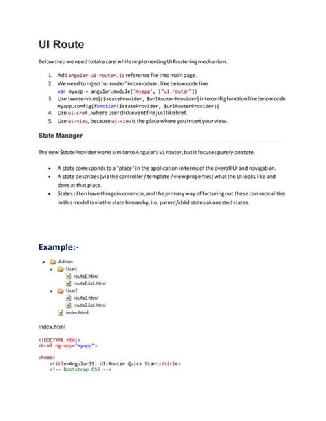 Multiple Views And Routing Pdf