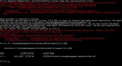 powershell updation of iisadministration on iis nanoserver docker