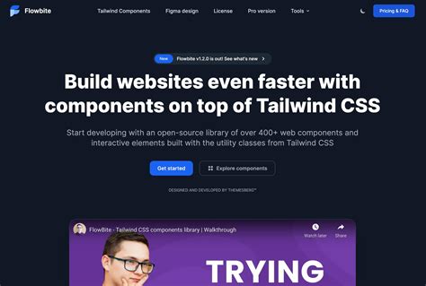 How To Get Started With Flowbite An Open Source Tailwind Css Component