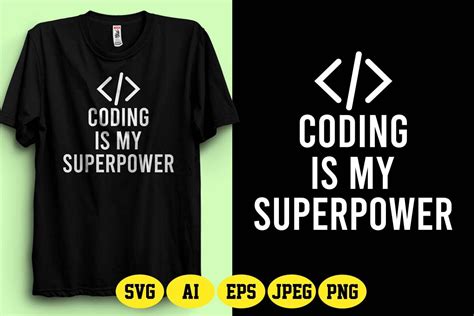 coding is my superpower t shirt design graphic by fatimaakhter01936 · creative fabrica