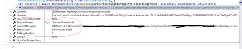 Bug Intermittent Error While Calling Download Api For Recorded File