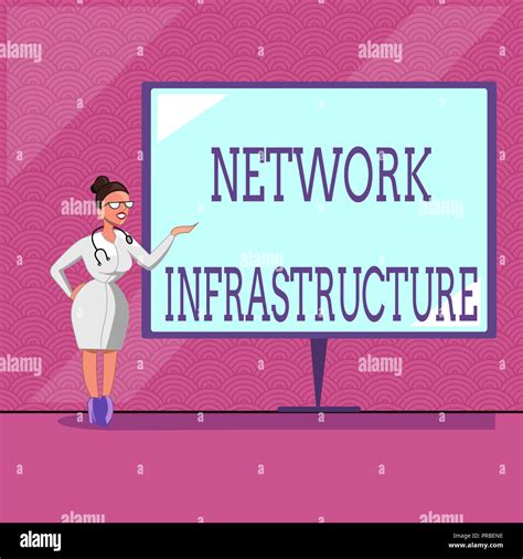 Conceptual Hand Writing Showing Network Infrastructure Business Photo