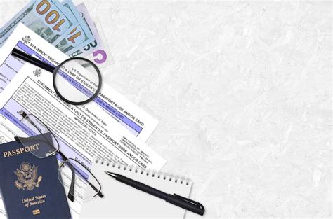 Premium Photo Department Of State Form Ds64 Statement Regarding A