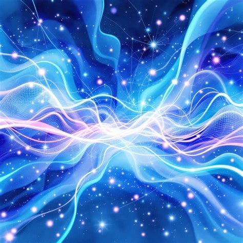 Free Digital Quantum Waves Image Watercolor Digital Abstract